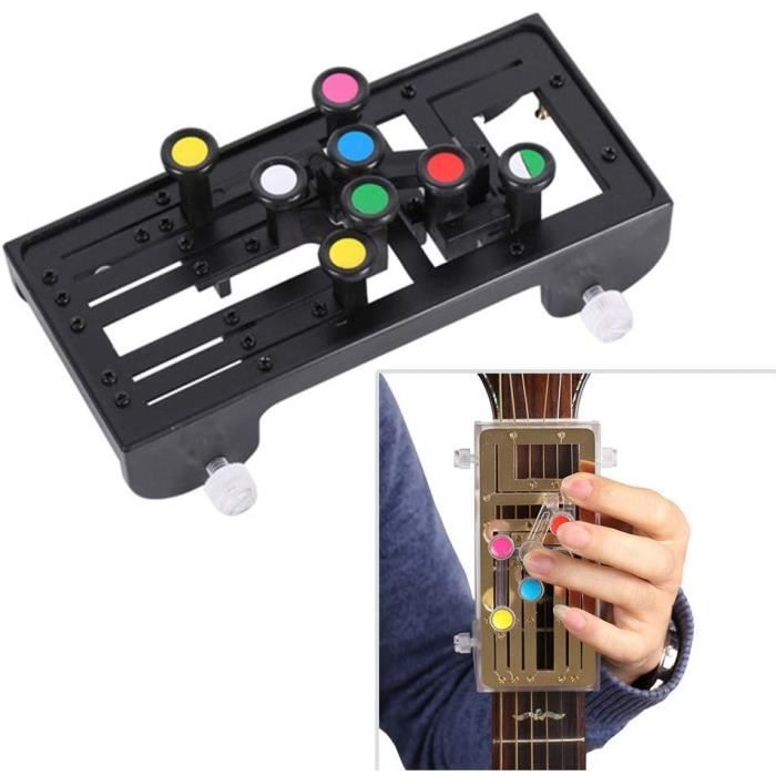Système d'apprentissage de la Guitare Chord Buddy,Appuyez Simplement ...