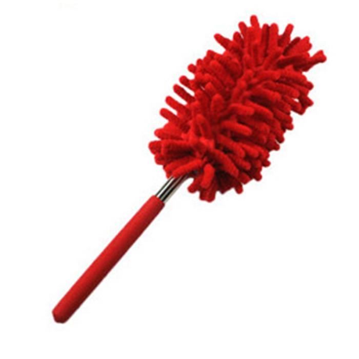 Plumeau-depoussiérant,Mini plumeau en fibre rétractable pour meubles de ...