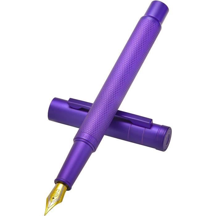 Stylo Plume Forêt Violet Plume Courbée Stylo Fude Calligraphie, Design ...