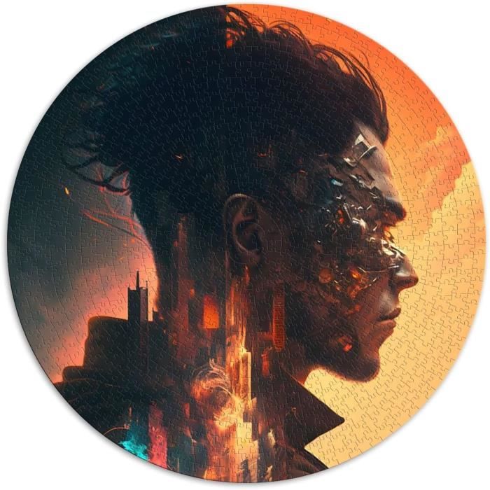 Puzzles 1000 Pièces Pour Adultes Et Enfants Cyborg Futuriste Puzzles ...