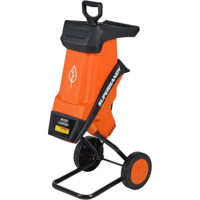 SuperHandy Broyeur de Jardin Électrique Bois Chipper Shredder broyeuse ...