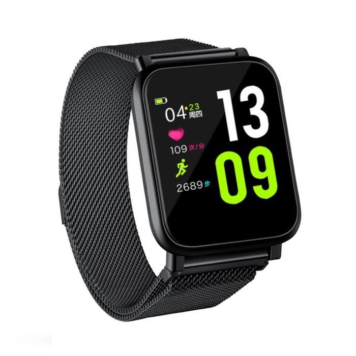 MONTRE CONNECTEE SPORT Noir M8S Smart Watch Montre d'activité sportive ...