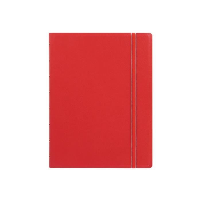 Cahier Filofax Classic A5 - 112 pages - Gradué - Rouge - Cuir ...