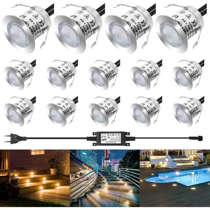 LED Spots Encastrables 14 Set Lampe de Spot A LED 3000K Mini Spots ...