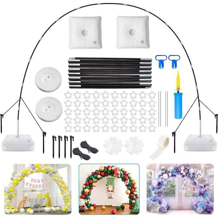 Kit D'Arche De Ballons Réutilisable, Support Arche Ballon, 3 M De ...