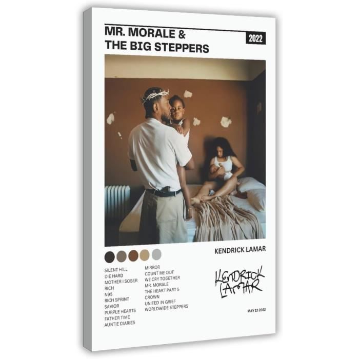 Kendrick Lamar Mr. Morale & The Big Steppers Album Cover Toile Poster ...