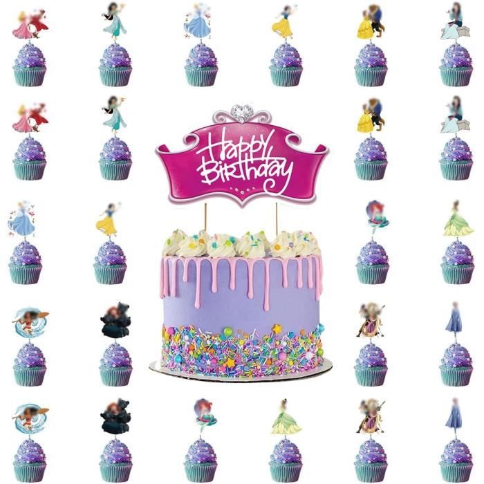 Princesses Décorations Gâteaux Cake Topper Pour Décoration D ...