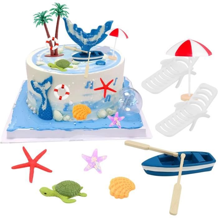 Décorations Miniatures De Plage, Mini Chaise De Plage, Parasol, Palmier ...