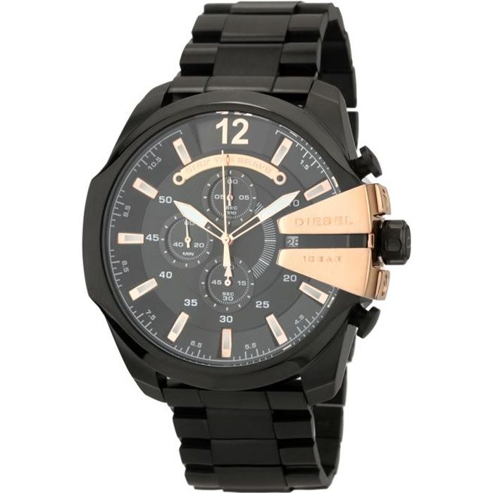 Montre - DIESEL - DZ4309 - Quartz - Acier inoxydable - Résistante 10 ...