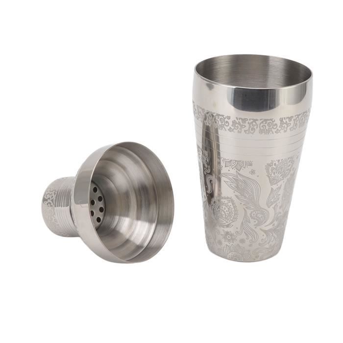 EIF Mélangeur À Cocktail Shaker À Cocktail En Acier Inoxydable 304 ...