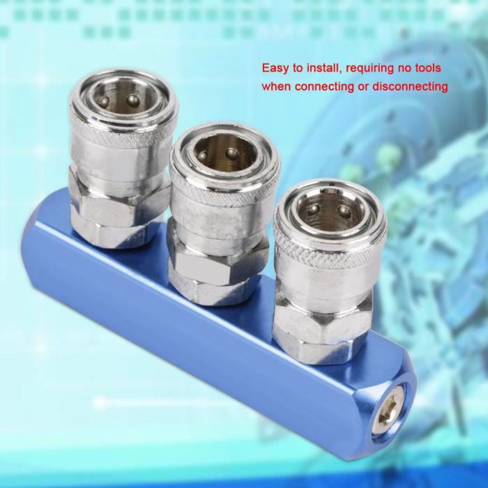 Raccord rapide pneumatique - Non spécifié - 12mm - Acier et Cuivre - Facile à installer ...