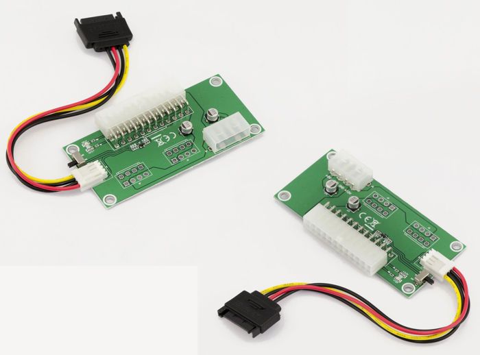 Doubleur synchroniseur de signal PSU ATX. Permet de démarrer une ...