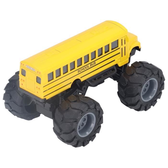 FAS Alliage Bigfoot School Bus Pull Back Model, 1:43 Boy Toy (Jaune ...