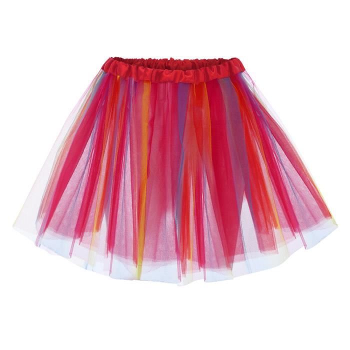 Jupe Tutu Courte - ix - Ballet - Red - Adult[B] - Tulle Pelucheux ...