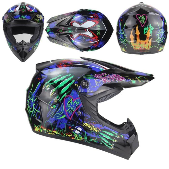 RUMOCOVO® Casques De Moto Pour Enfants, Haute Qualité, Pour Garçons Et ...