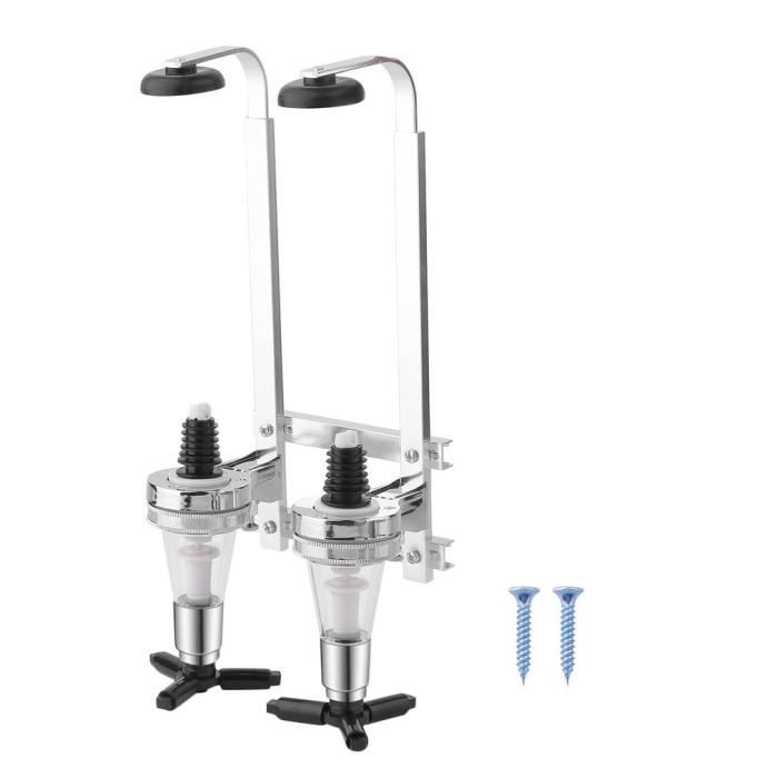 Bouteil Support Mural de 2 Bouteils Rack de Boisson Bouteil de Bar ...