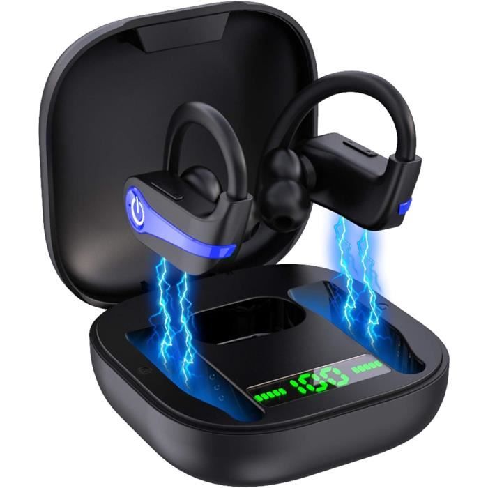 Ecouteur Bluetooth 5.1, Sport Ecouteurs Sans Fil, Oreillette Bluetooth Avec Anti-Bruit Cvc 8.0 ...