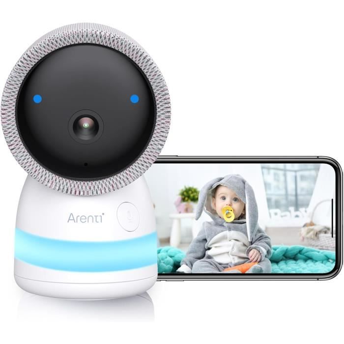 Babyphone Avec Caméra 2K-3Mp, 5" Camera Bebe Surveillance, 2.4Ghz Wifi ...