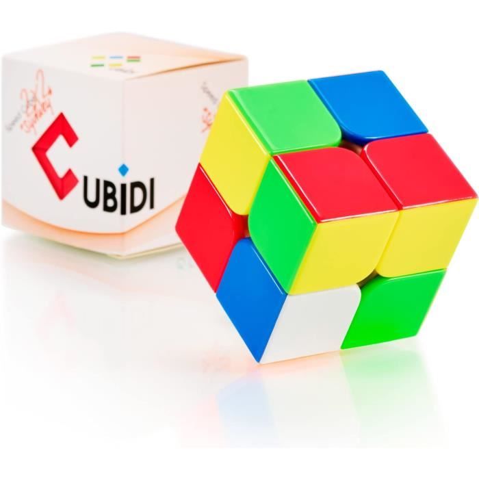 CUBIDI Cube Magique 2x2 - Type Sydney - Carbon Speedcube de Vitesse ...