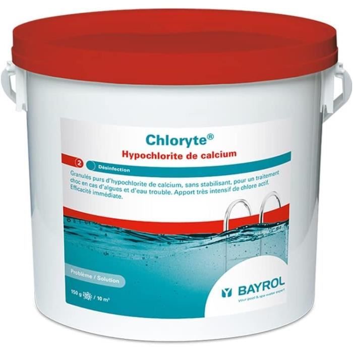 BAYROL Chloryte 5 kg - Chlore Non stabilisé - granulés purs d ...
