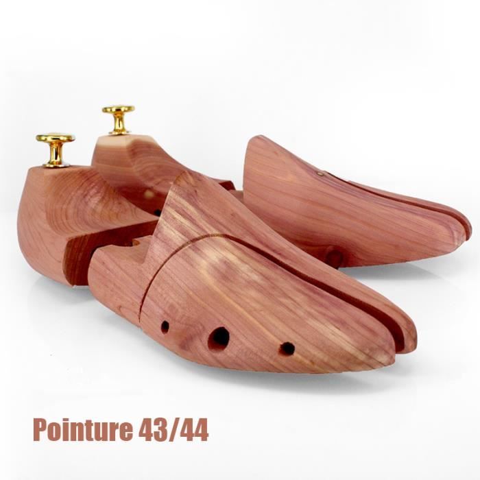 1 Paire Embauchoir en Bois de Cèdre avec Ressort Forme Chaussures ...