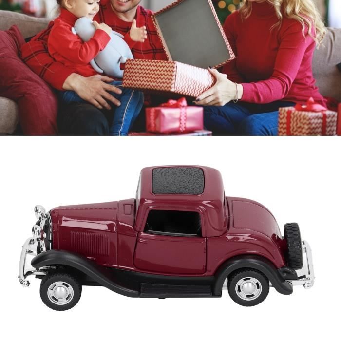 LES 1: 32 alliage voiture Vintage classique, environ 12,8 x 5 x 5cm (rouge vin) 117221 ...