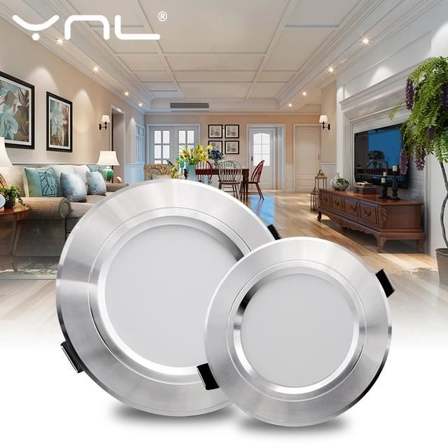 Downlight,15W-Cold White--Spot Lumineux Led Circulaire Encastrable Pour ...