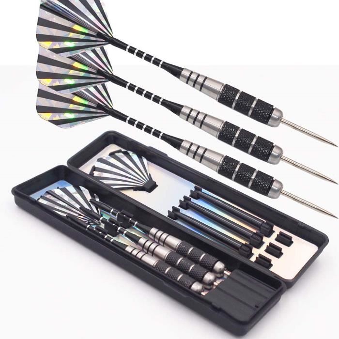 Ricoy Lot de fléchettes professionnelles avec pointe en acier 22 g 2BA ...