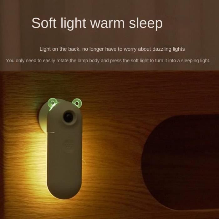 Veilleuse Magnétique Corps Humain À Induction Lampe Led Rechargeable ...