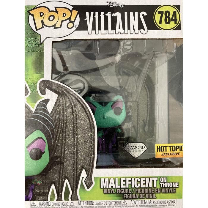Funko - Disney - Figurine POP! Deluxe Villains Maleficent on Throne ...
