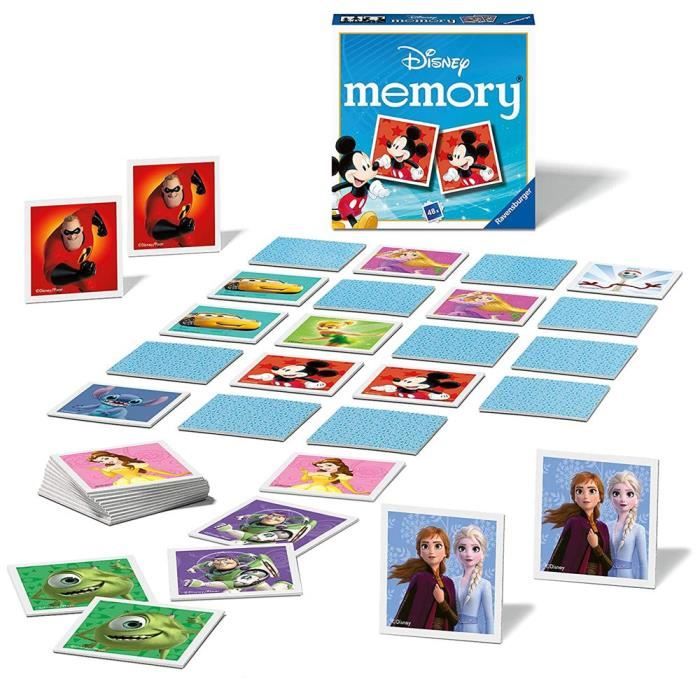 Jeu de société - Ravensburger - Mini Memory® Disney Classic - 48 cartes ...