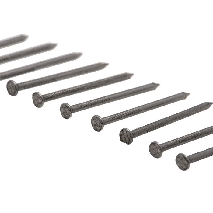 Pointe à tête plate - Viswood - 2,7x60 mm - Acier poli - Boîte de 200g ...