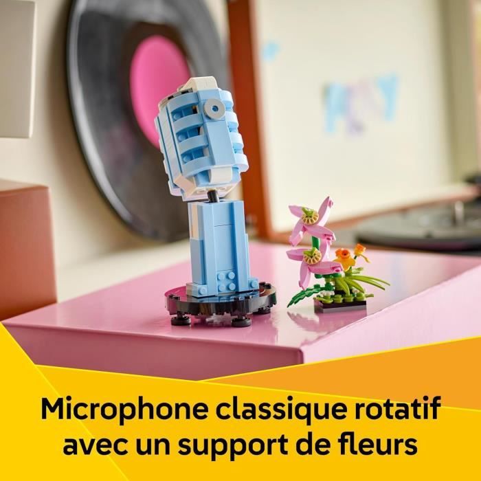 Jeu de construction - LEGO - Creator 3-en-1 - Tourne-Disque - 3 modèles ...
