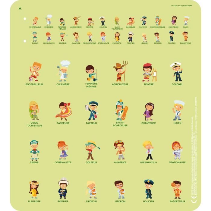 QUI EST-CE ? - Devine les Métiers - Version française - Jeu de ...