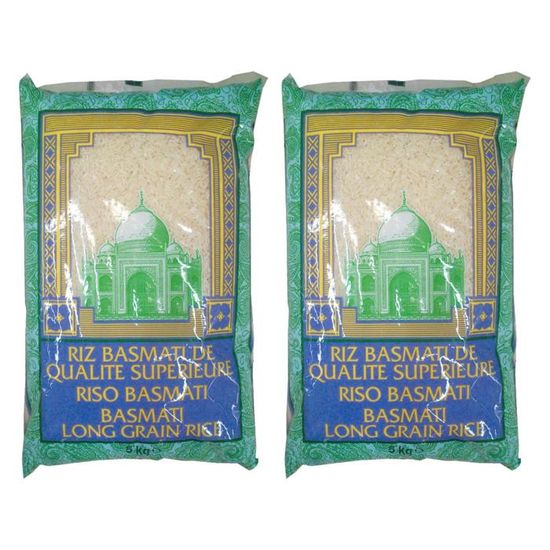 Riz Long Basmati de qualité supérieure - Marque Pigino - Sac de 5KG 2 ...