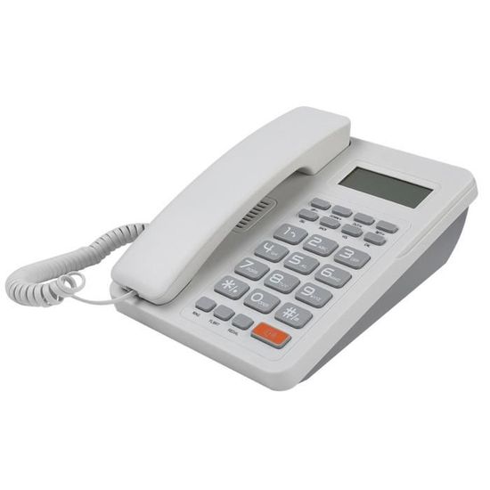 Téléphone filaire, téléphone double système DTMF/FSK, domicile fixe pour le bureau - Cdiscount ...