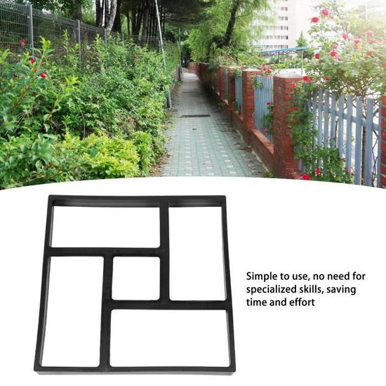 CYA Moule à Pavé Béton en Résine Pavage Moules Pierres Stepping Stone ...