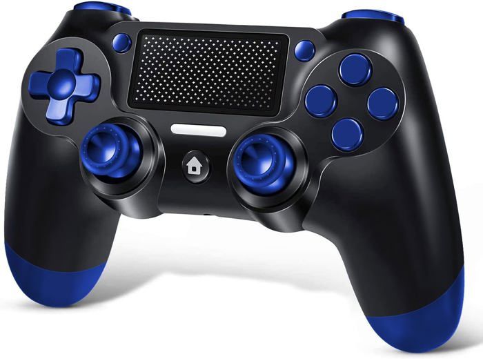 Manette sans Fil pour PS4 avec Prise Audio/Vibration/Pavé Tactile/Six ...