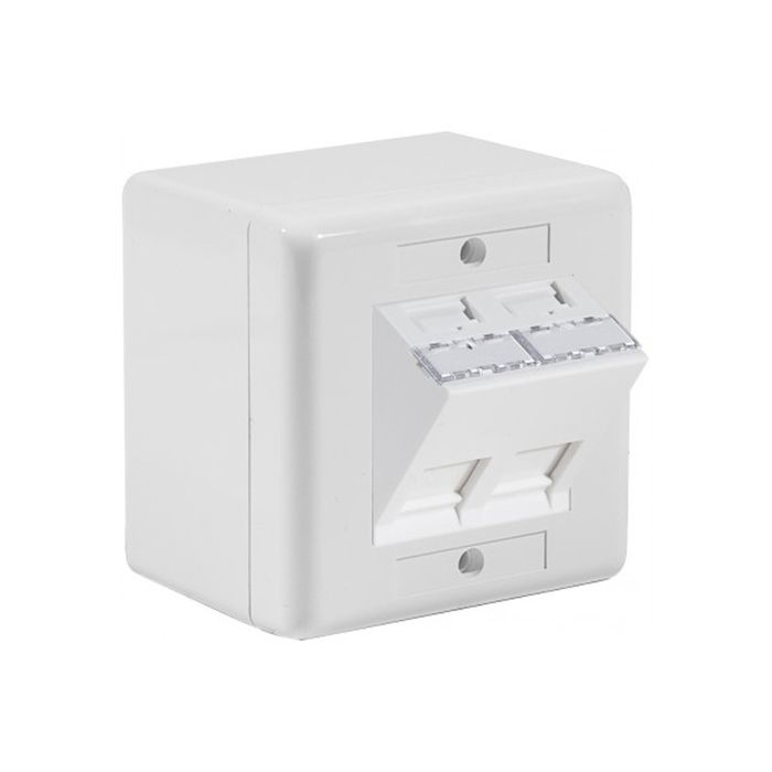 DEXLAN Boitier mural RJ45 incliné 30° 2 ports CAT6 FTP - Cdiscount ...