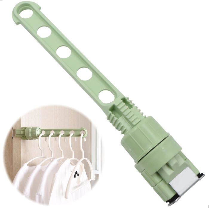 Porte Cintre Mural Crochet Pliant Support de Cintre Réglable-Crochets ...