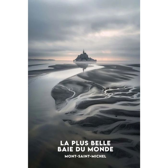 Affiche - Mont Saint Michel La Plus Belle Baie - Posters de nos Régions - Format A3 - Grand 42cm ...