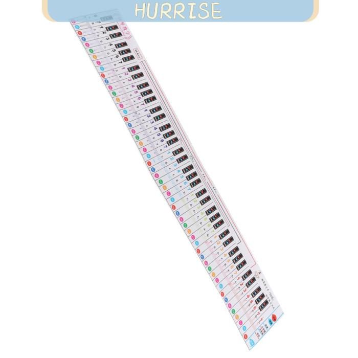 Tbest Tableau des notes du clavier de piano 88 Piano Clavier Notia ...