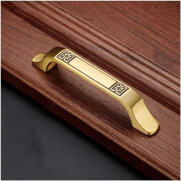 Poignee De Meuble Cabinet En Laiton Poignées Tiroirs Solides Poignées ...