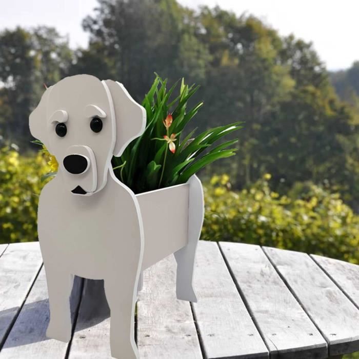 Pot De Fleurs Pour Chien De Dessin Animé Labrador, Jardinières Pour ...