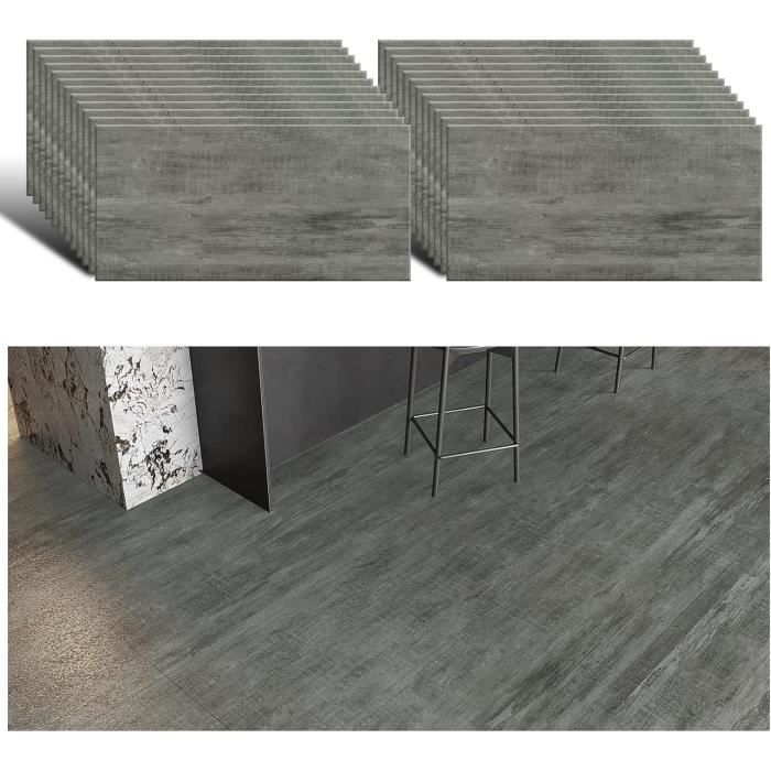 Carrelage Adhesif Sol Effet Béton Carreau Adhesif Mural Cuisine ...