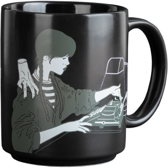 Wednesday Ceramic Mug | 35 Cl - 350 Ml - 11,8 Oz - 3.74 X 3.15 Inches ...