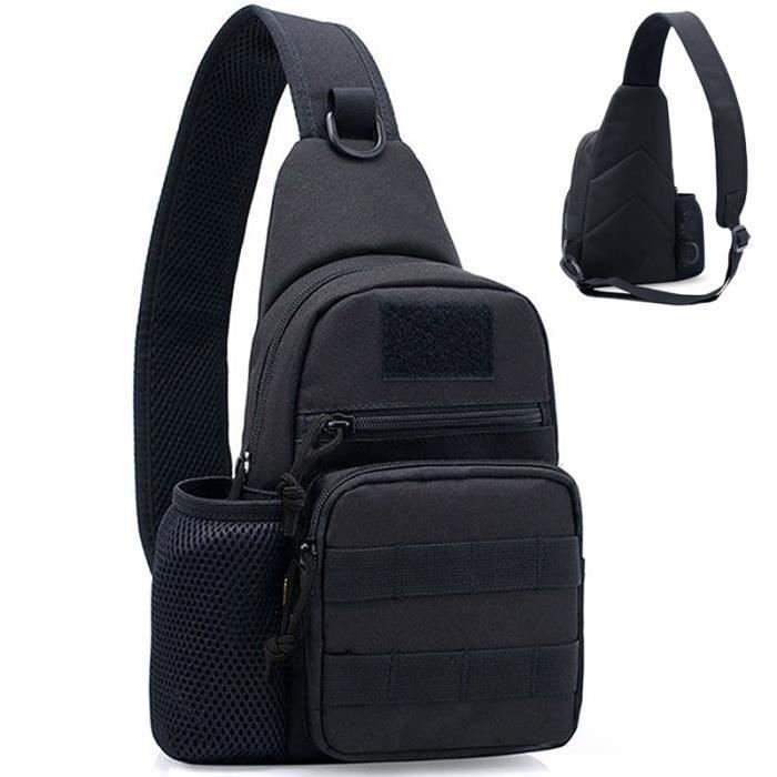Sacoche Poitrine Bandoulière Sling épaule Homme Oxford Sac Tactique ...