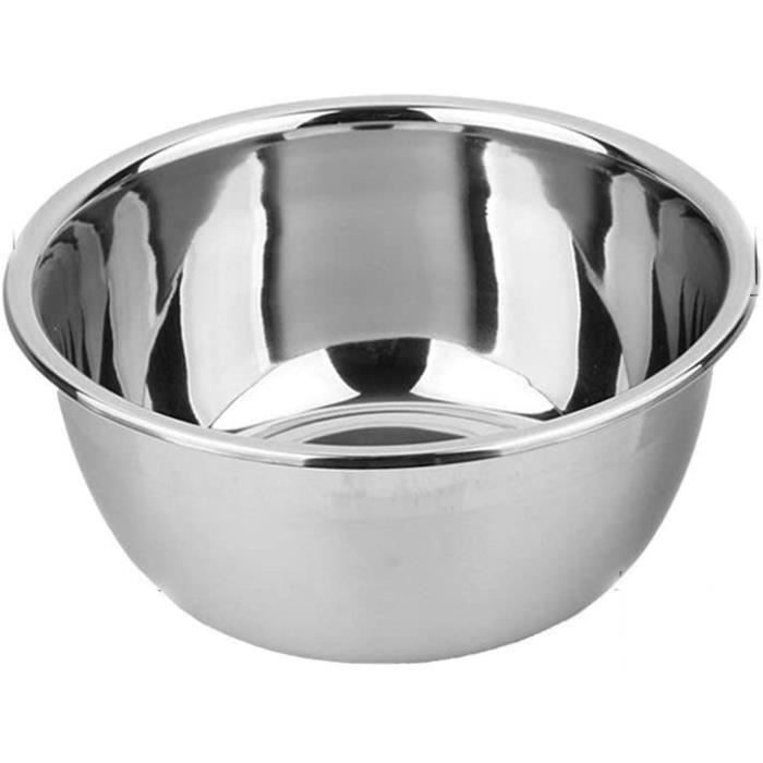 Bol de cuisine, bol mélangeur multifonction en métal, bol en acier ...