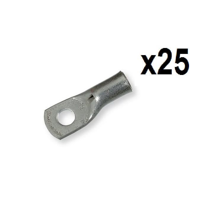 BERNER Lot de 25 pcs Cosses tubulaires à sertir ou à souder 4908 / 16 ...