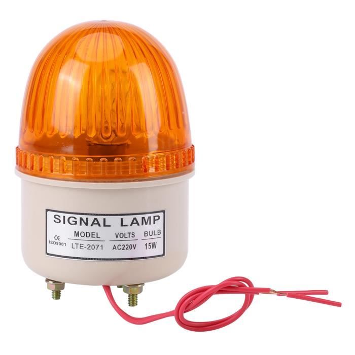 Cikonielf Voyant d'avertissement 1PC AC 220V 15W LED Flash Strobe Light ...